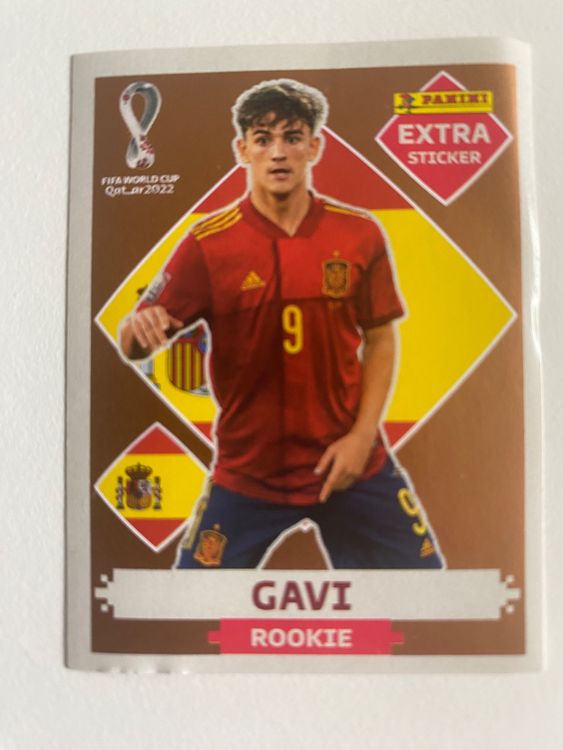 Gavi Panini Extra Sticker Bronze | Kaufen auf Ricardo