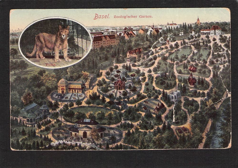.Basel Zoologischer Garten 1943, spezielle Vignetten !!!! (Gebraucht) in Reichenburg für CHF 12 ...