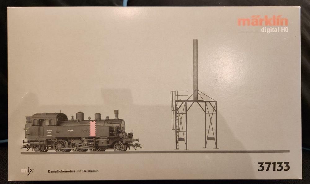 Märklin 37133 Dampflokomotive mit Heizkamin, Digital H0 (Neu und ...