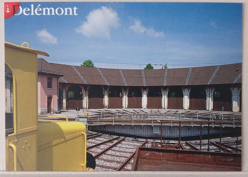 DELÉMONT - La Rotonde CFF - ancien dépôt construit en 1889 (Gebraucht ...