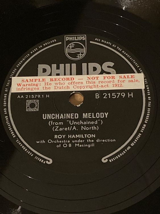 Schellackplatte 10“ 78RPM ROY HAMILTON (Gebraucht) in Biel/Bienne für ...