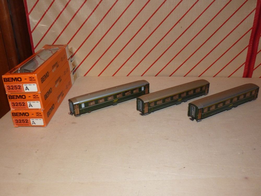 Personenzug der RhB Spur H0m Bemo | Kaufen auf Ricardo