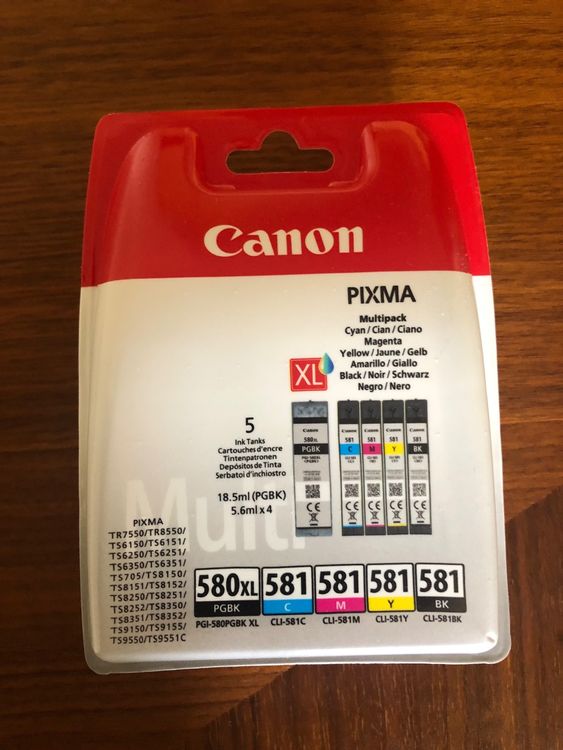CANON Pixma Multipack – Druckerpatronen 5-teilig (Neu und ...