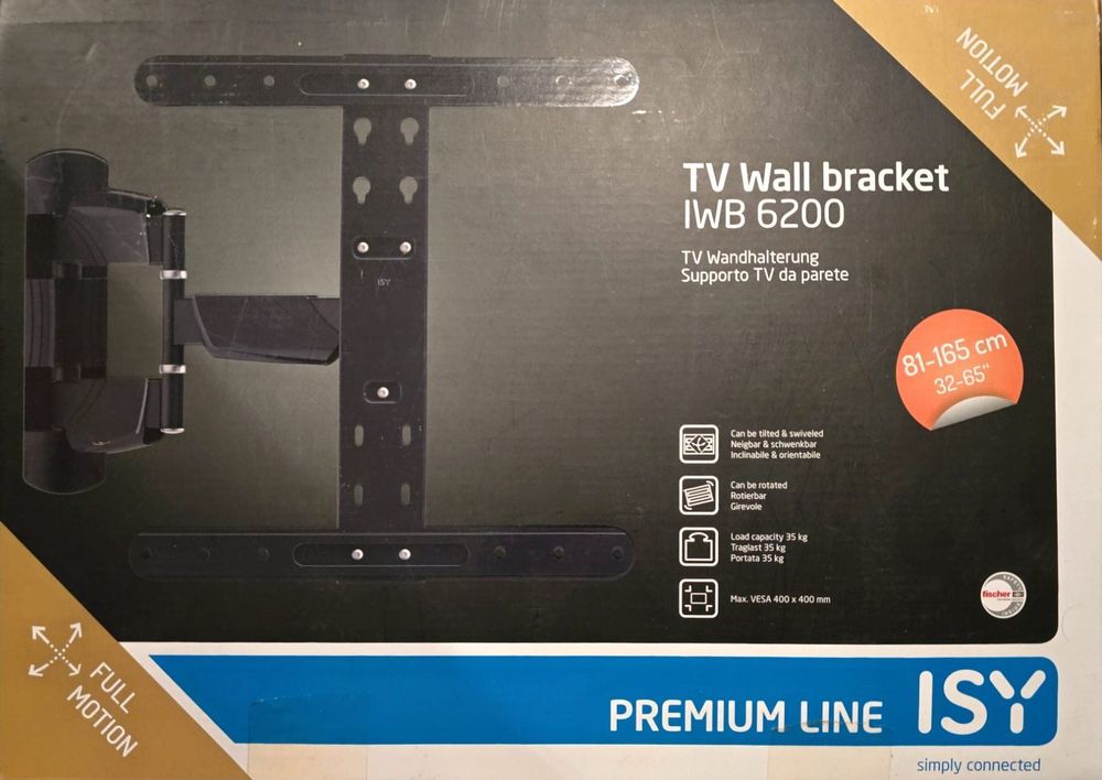 ISY TV Wandhalterung IWB 6200 (32-65") (Neu und originalverpackt) in Gossau SG für CHF 31 – nur ...