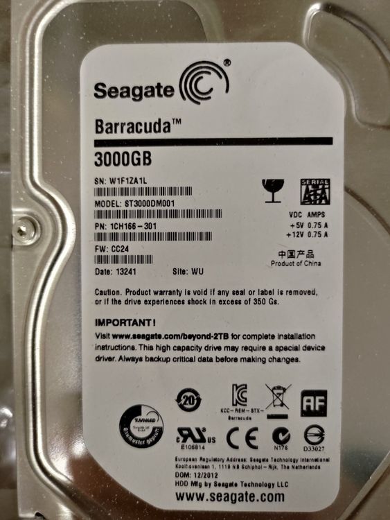 Seagate Barracuda 3TB | Kaufen auf Ricardo