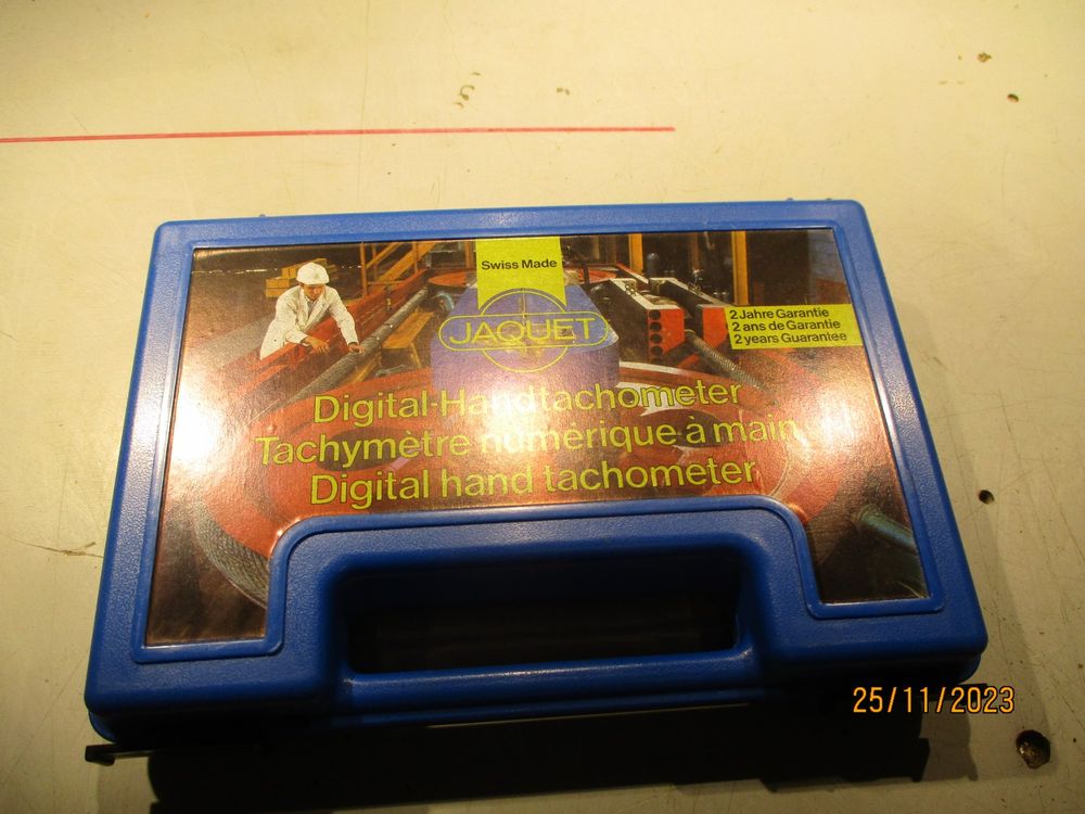 DIGITAL HANDTACHOMETER JAQUET SWISS MADE (Gebraucht) in Langnau i. E ...