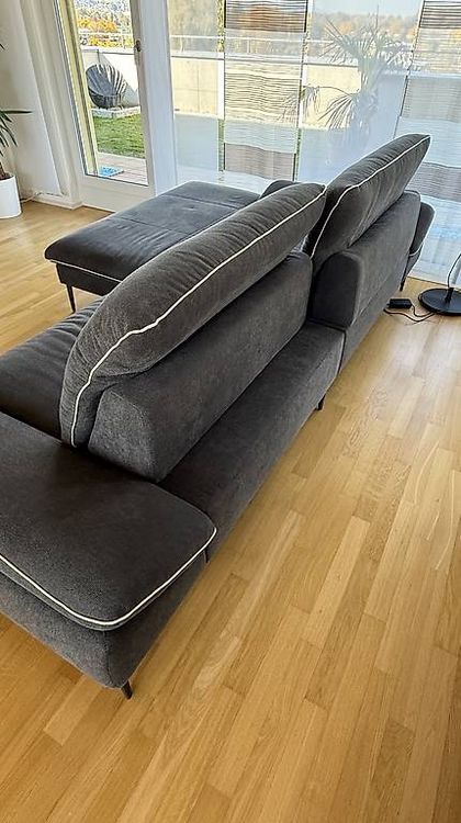 Couch in L-Form (rechts), dunkelgrau (Gebraucht) in Kreuzlingen für CHF ...