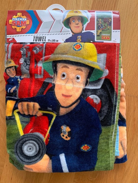 Badetuch Kinder Sam der Feuerwehrmann NEU (Gebraucht) in Ostermundigen ...