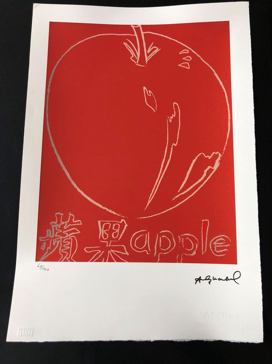Andy Warhol "Apple", 60/100 (Neuf (Voir description)) à Uznach pour CHF ...