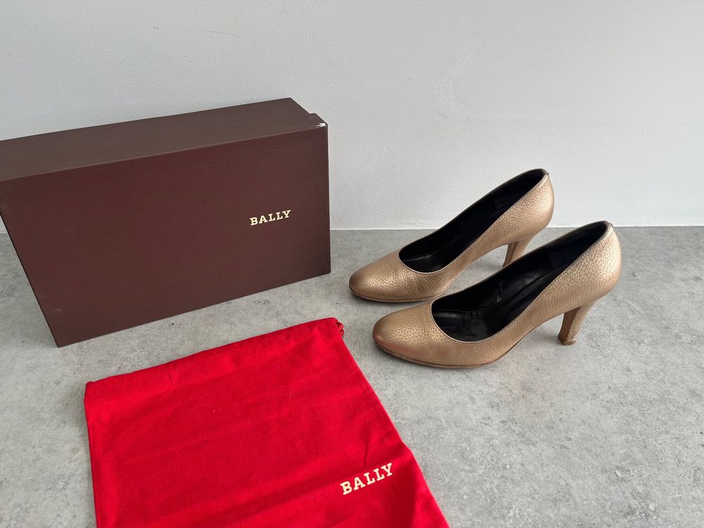 BALLY Pumps gold, Gr. 39 - NP: 445.- (Gebraucht) in Zollikofen für CHF ...