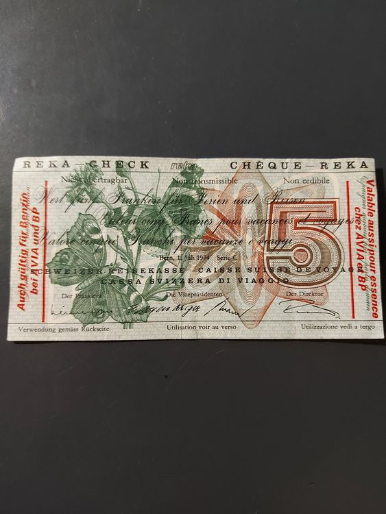 Alter 5Fr Rekascheck | Kaufen auf Ricardo