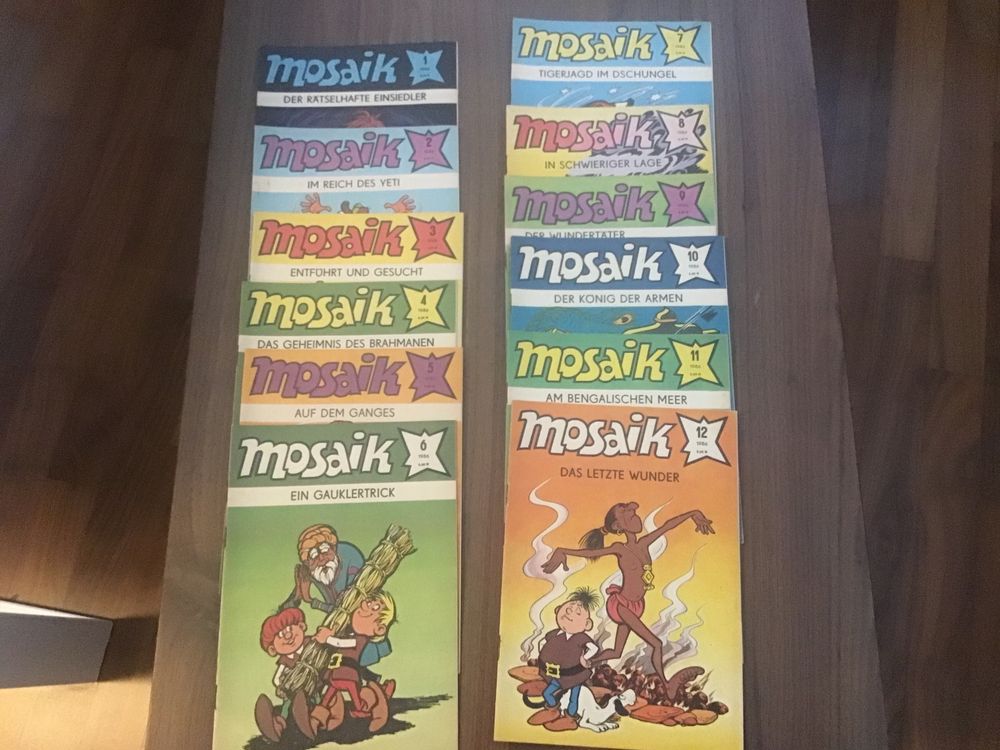 Mosaik Comics 1986, Hefte 1-12, DDR, Sammlung, Top Zustand! (Gebraucht ...