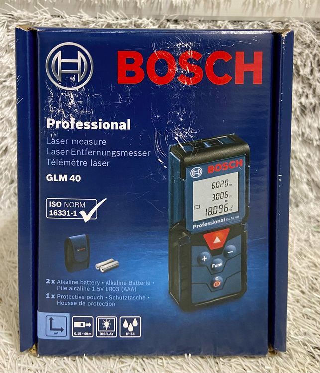 Bosch Professional Lasergerät GLM 40 / NEU | Kaufen auf Ricardo