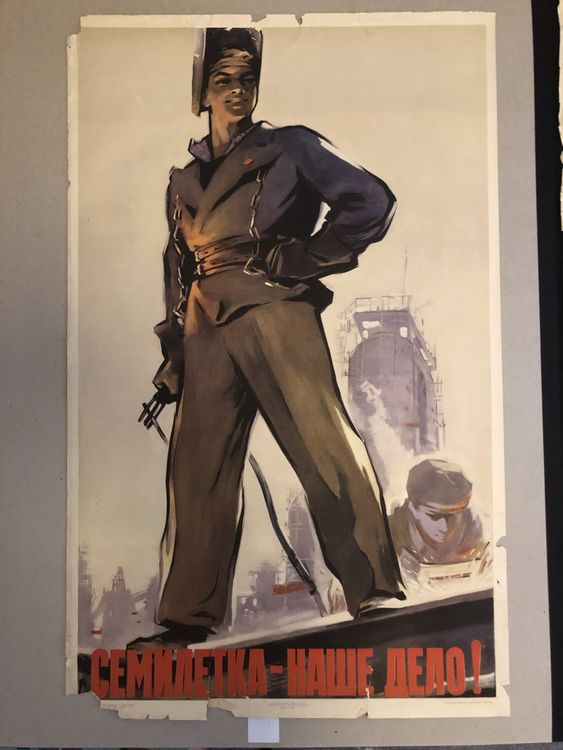 USSR CCCP VINTAGE POSTER ORIGINAL (Gebraucht) in St. Gallen für CHF 500 ...