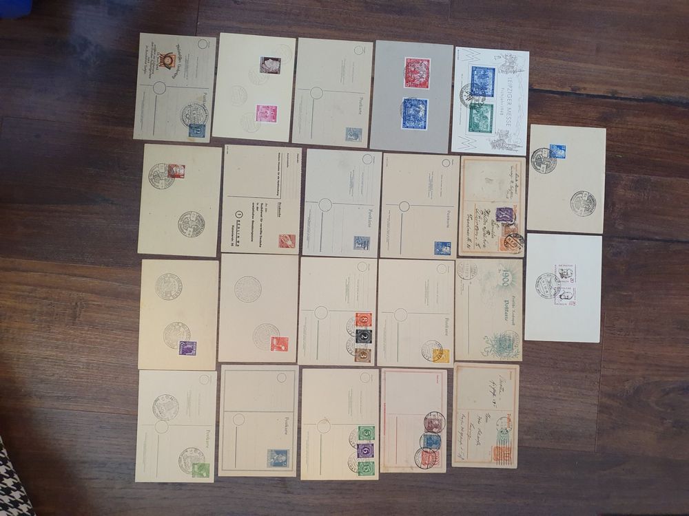 Deutschland 22 Postkarten postfrisch + gelaufen (Gebraucht) in Aesch LU ...