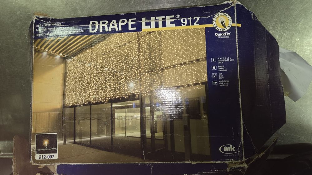 Lichtervorhang Drape Lite 912, Profi Qualität, Winterdeko! (Gebraucht) in Uzwil für CHF 15 – mit ...