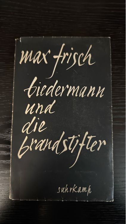 Max Frisch: Biedermann und die Brandstifter, Erstausgabe (Gebraucht) in ...
