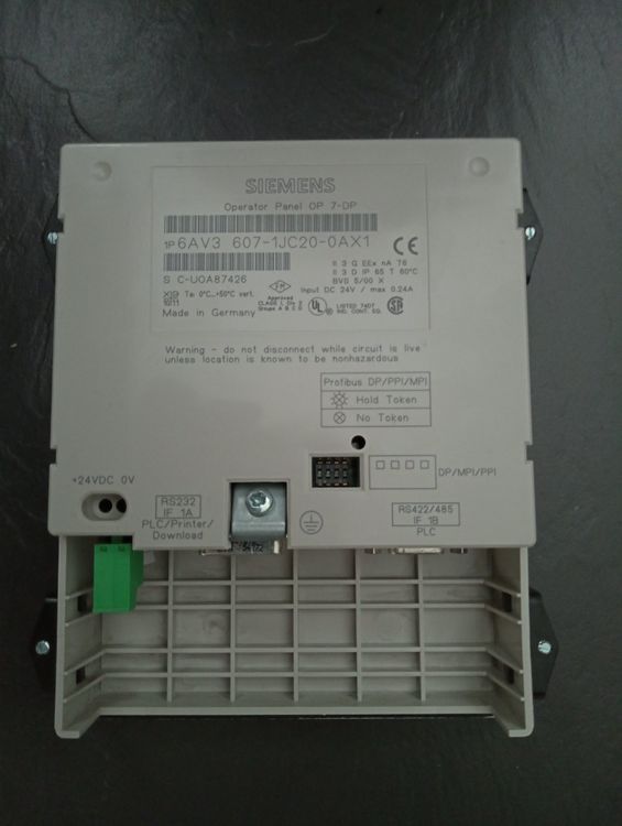 Siemens SIMATIC Operator Panel OP7-DP / 6AV3607-1JC20-0AX1 | Kaufen auf ...