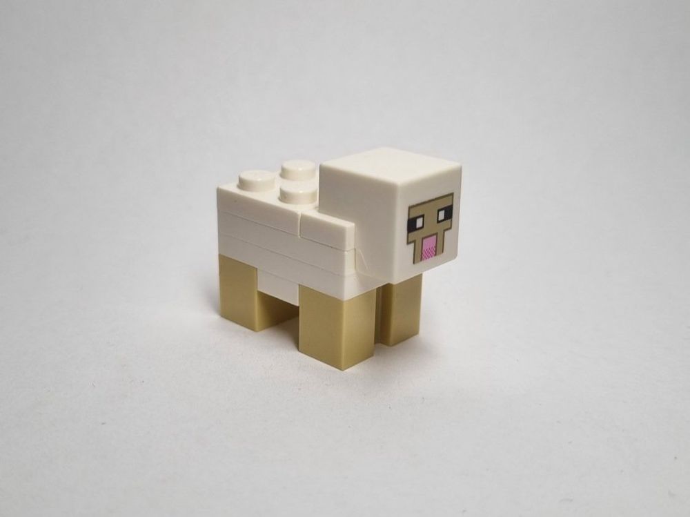 LEGO Minecraft minesheep01 White Minecraft Sheep (2) (Gebraucht) in ...