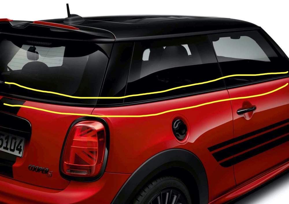 Original Mini F56 Waistline Zierleisten Set Schwarz - Neu (Neu (gemäss Beschreibung)) in Uitikon ...