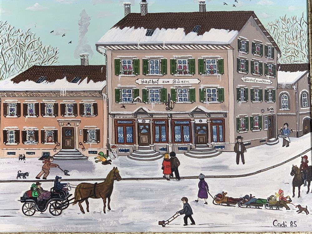 Alte Ansicht „Gasthof zum Bären“ Olten (Cadi 85) (Gebraucht) in Wangen ...