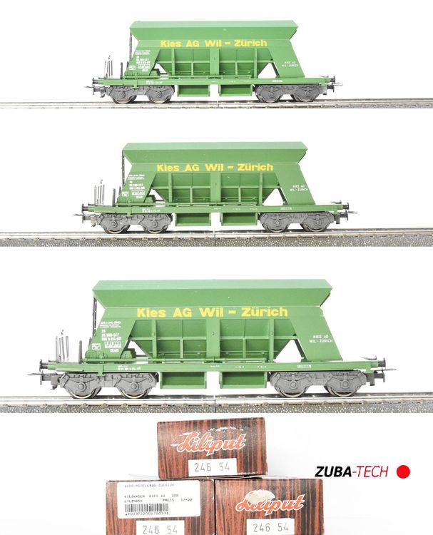 Liliput 3x Kieswagen der SBB H0 GS mit OVP (Gebraucht) in St. Gallen für CHF 46 – mit Lieferung ...