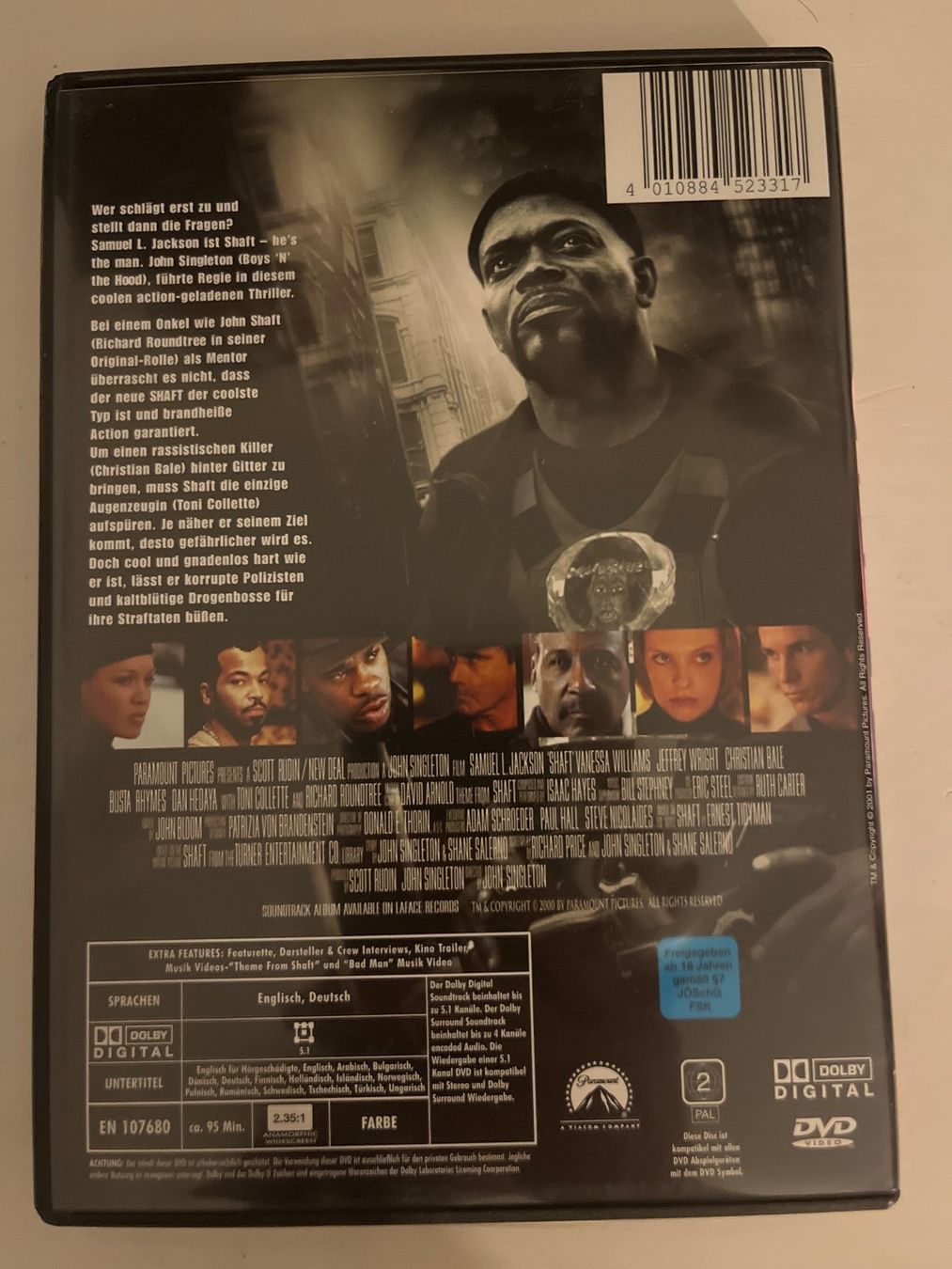 Shaft (2000) DVD 📀 - Samuel Jackson (Neu (gemäss Beschreibung)) in ...