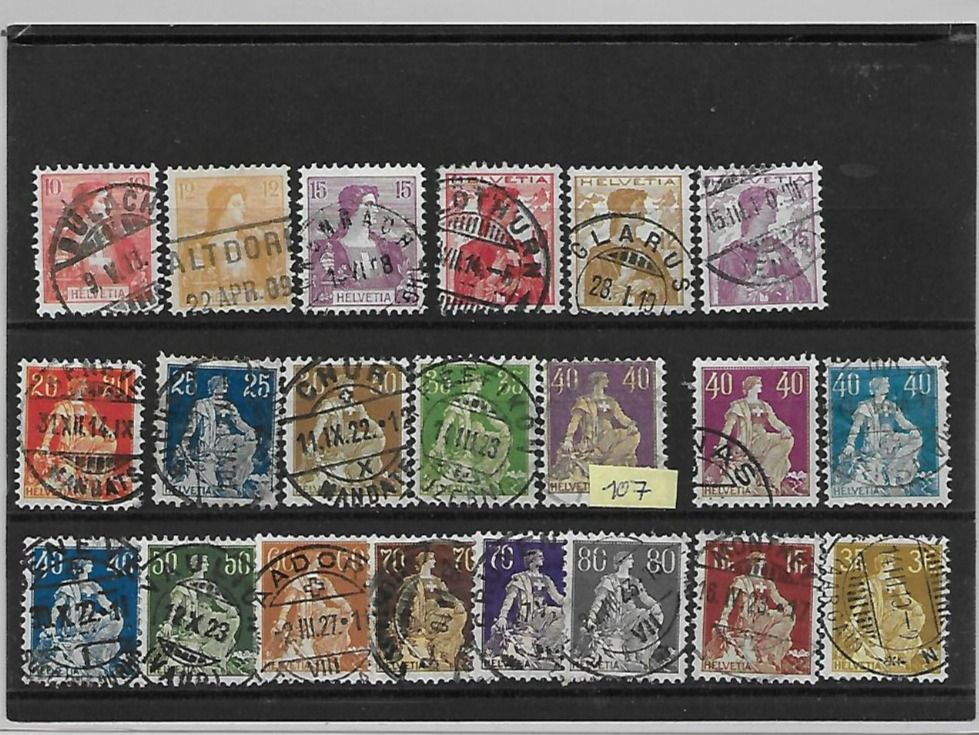 Freim gest.Restlot 1907-1924 Kat: CHF 190.- | Kaufen auf Ricardo