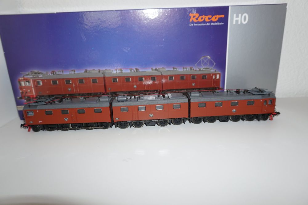 Roco 72523 - SJ Dm3 Erzzug Lok H0/DC (Gebraucht) in Matten b. Interl ...