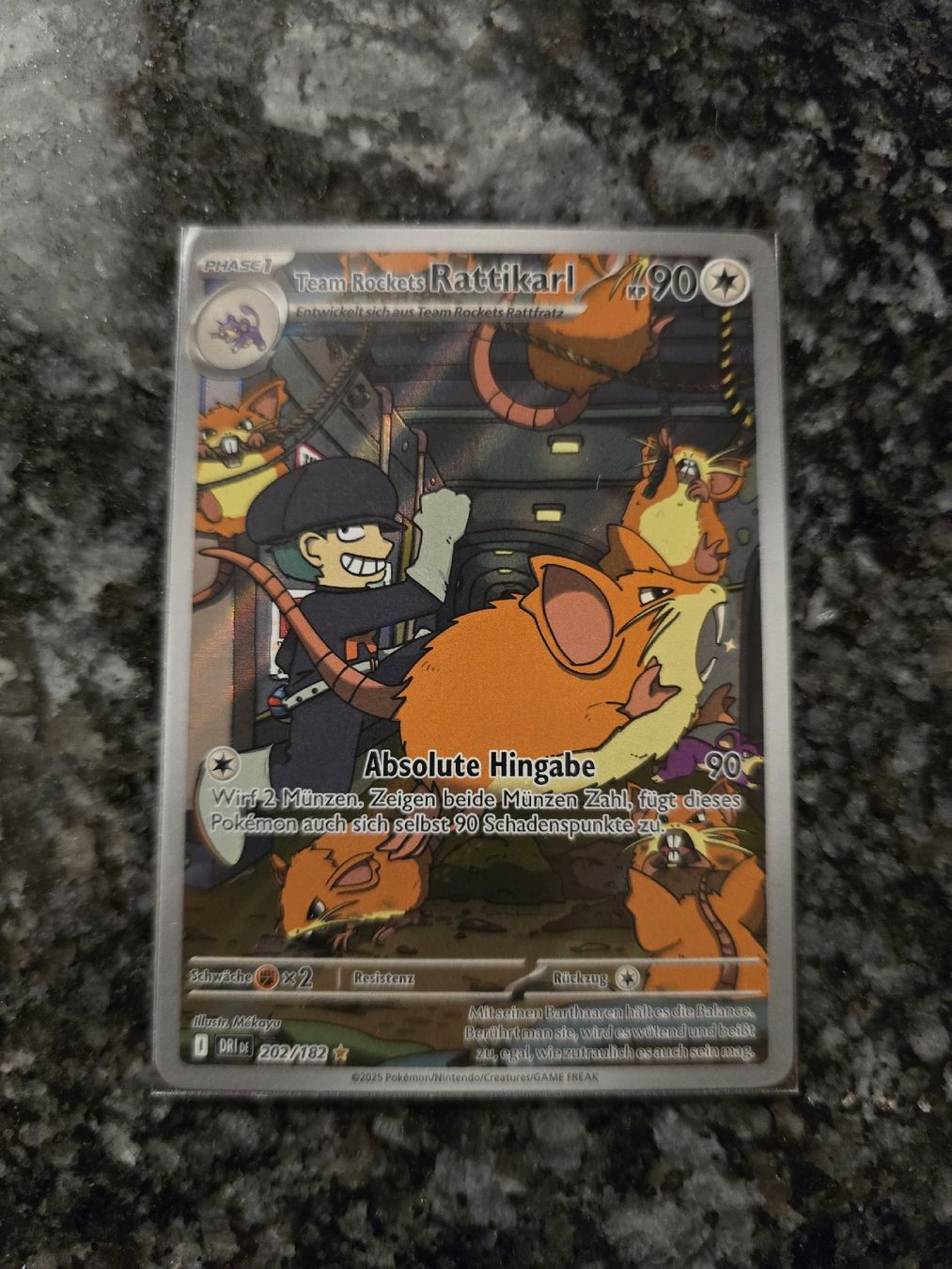 Team Rocket's Rattikarl - Pokemon Karte 202/182 (Neu (gemäss ...