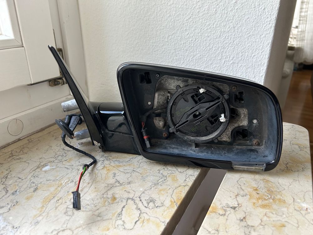 BMW e60 e61 Hochglanz Shadowline Aussenspiegel 4 Pin Rechts (Gebraucht ...