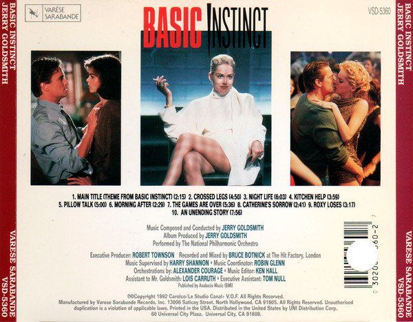 Jerry Goldsmith – Basic Instinct (Original Motion Picture So (Gebraucht) in Zürich für CHF 4.95 ...