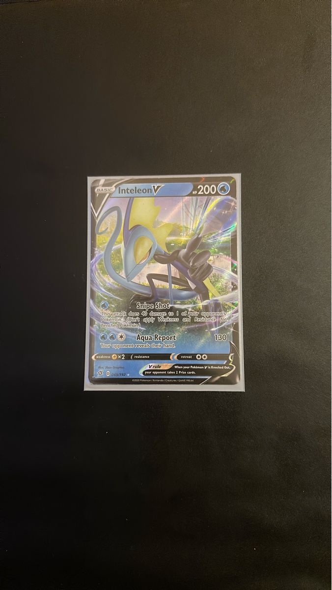 Carte Pokémon Inteleon V - Offre à ne pas manquer ! (Neuf (Voir ...