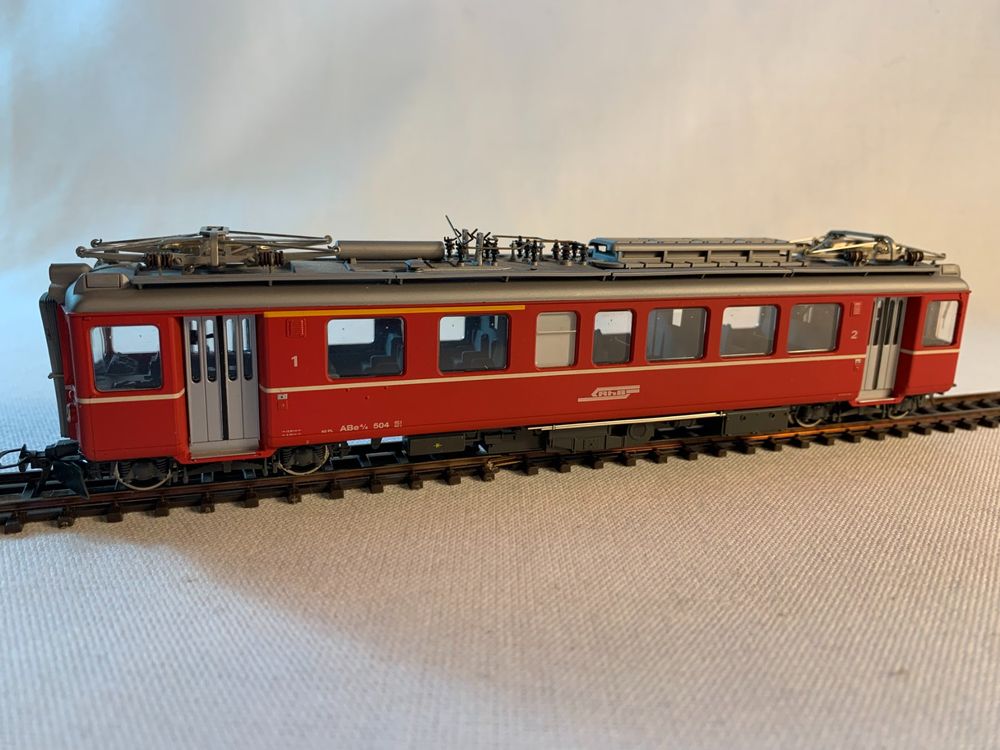 BEMO 1265 134, Triebwagen ABe 4/4 Rhät Bahn, H0m, GS, OVP (Gebraucht ...