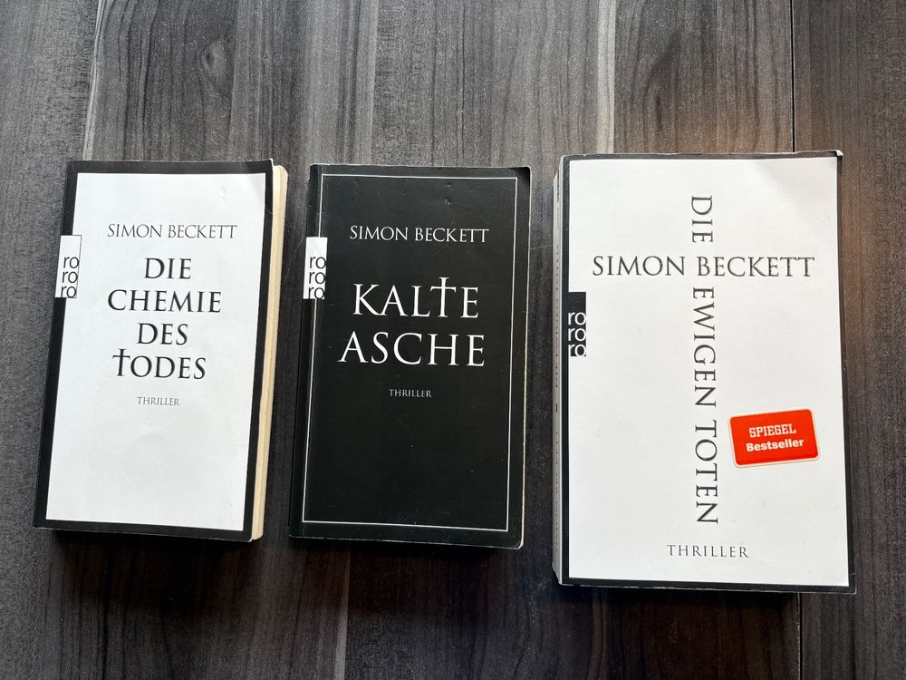 Simon Beckett Bücherpaket, 3 Bücher (Gebraucht) in Tagelswangen für CHF ...