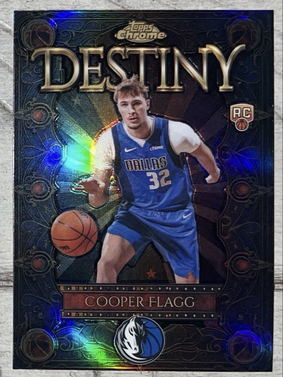 Cooper Flagg Destiny RC Refractor, Topps Chrome 2025-26, NBA (Neu ...