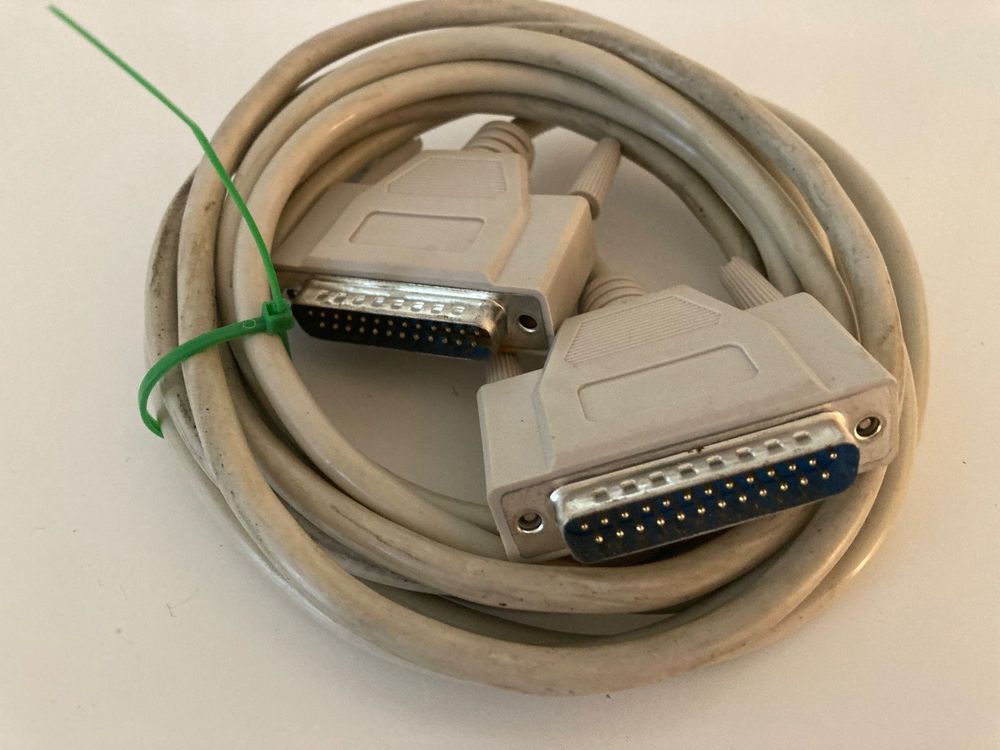 Cable 25 poli MALE to 25 MALE | Kaufen auf Ricardo