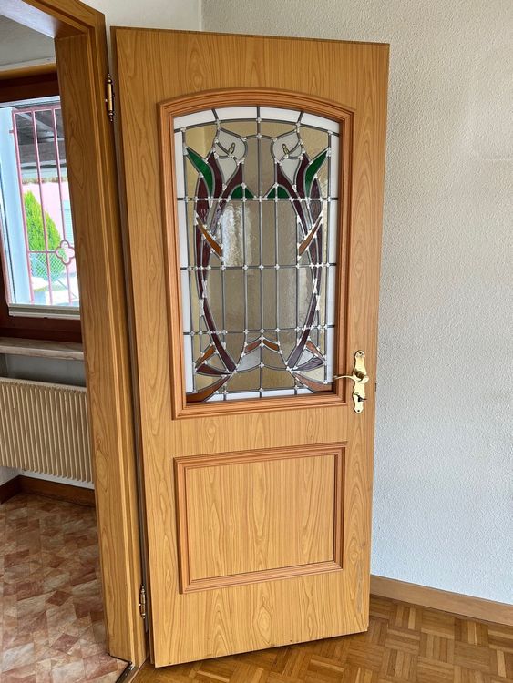 Landhaustur Mit Glas