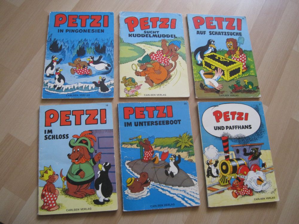 PETZI Nr 22 bis 27 Carlsen ab ca 1980 grosses LOT (Gebraucht) in Gossau ...