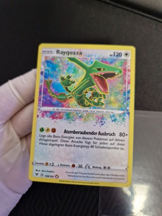 Rayquaza Amazing Rare Pokemon Karte DE (Gebraucht) in Killwangen für ...