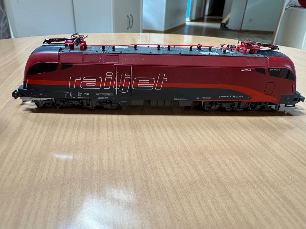 Piko H0 Railjet Lok 1116 204-7, digital, Top Zustand (Gebraucht) in ...