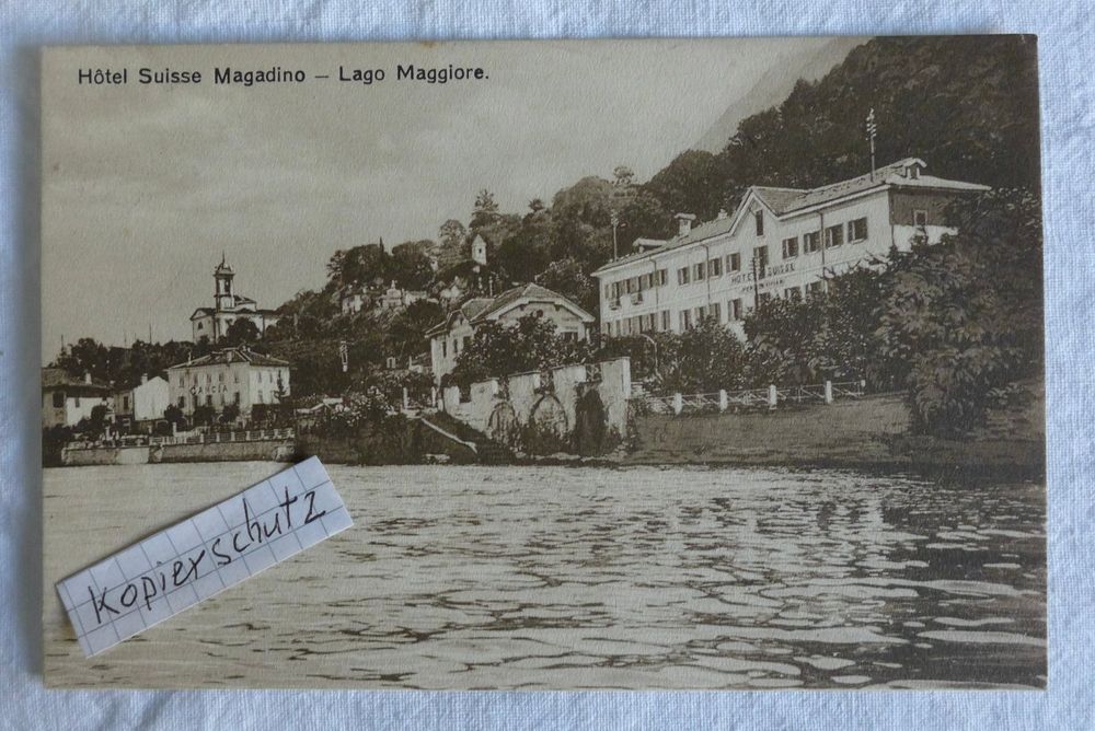 AK MAGADINO TI, HOTEL SUISSE, Lago Maggiore (Gebraucht) in Wallisellen für CHF 6 – mit Lieferung ...