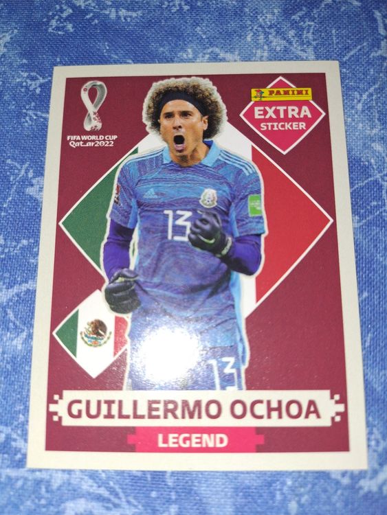 Panini WM 2022 Extra Sticker Guillermo Ochoa Base Edition (Neu (gemäss ...