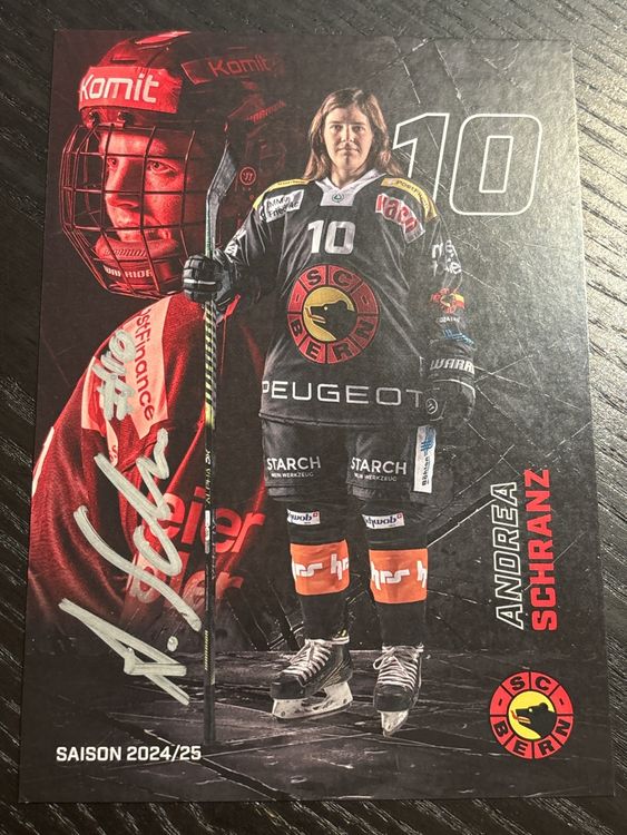 Signierte Autogrammkarte Andrea Schranz Saison 2024/25 (Neu (gemäss Beschreibung)) in Uetendorf ...