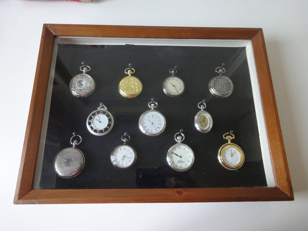 Taschenuhren - Sammlung mit Vitrine | Kaufen auf Ricardo