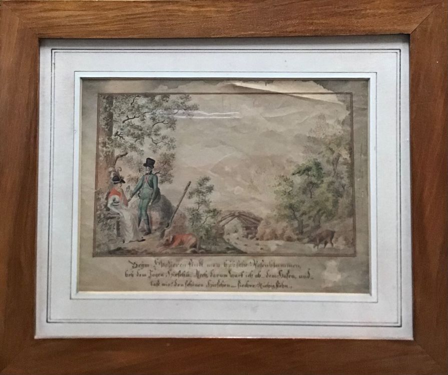 Antike Aquarell Beschriftet (Gebraucht) in Root für CHF 15 – mit Lieferung auf Ricardo kaufen