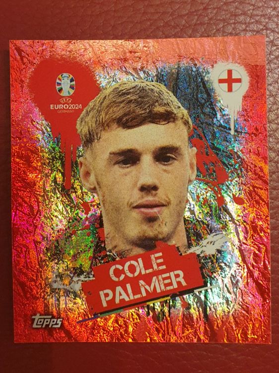 Topps UEFA Euro 2024 Sticker ENG 3 COLE PALMER (Neu und ...