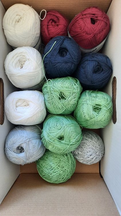 Baumwollgarn 1500g versch. Farben | Kaufen auf Ricardo