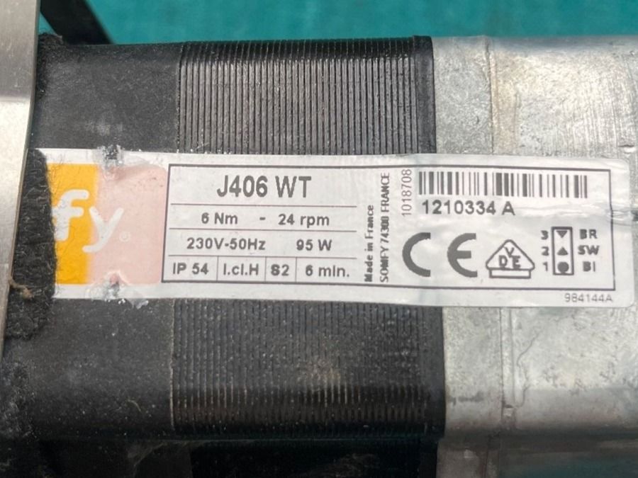 Somfy J406 WT Lamellenstoren Motor, Raffstoren Motor (Gebraucht) in Fahrweid für CHF 47 – mit ...