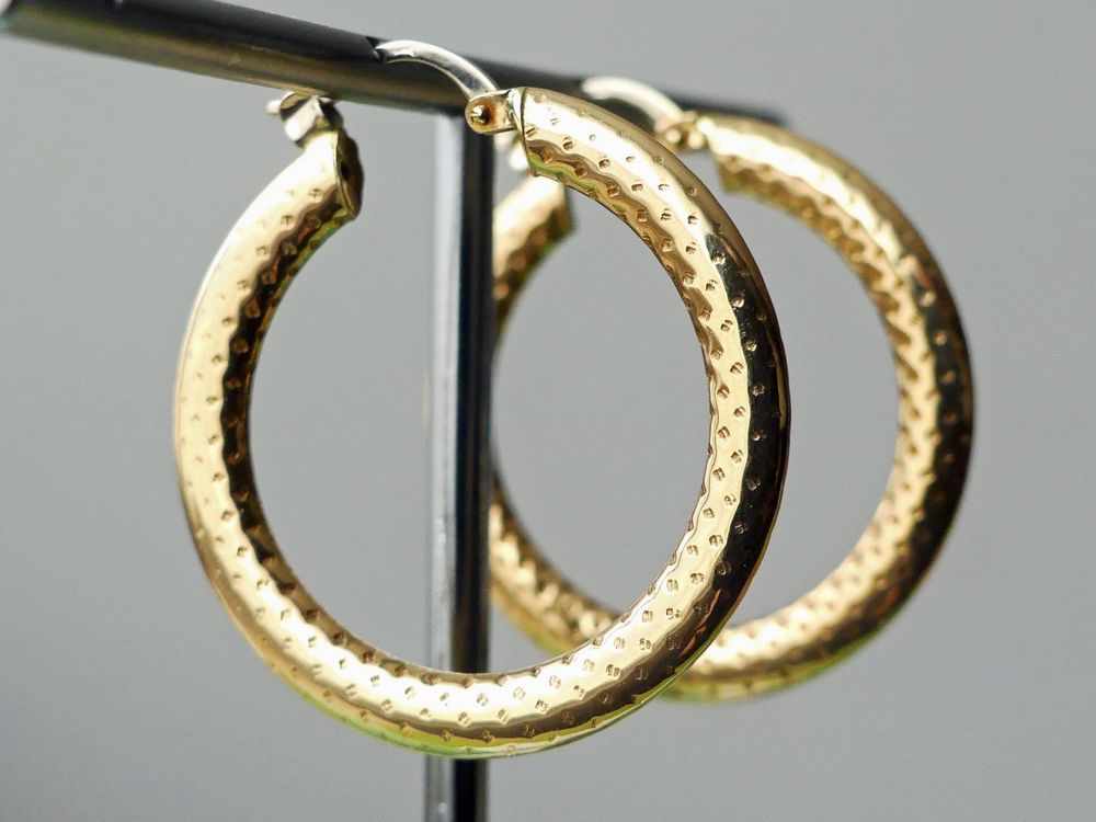 Creolen Gelbgold 750 | Kaufen auf Ricardo